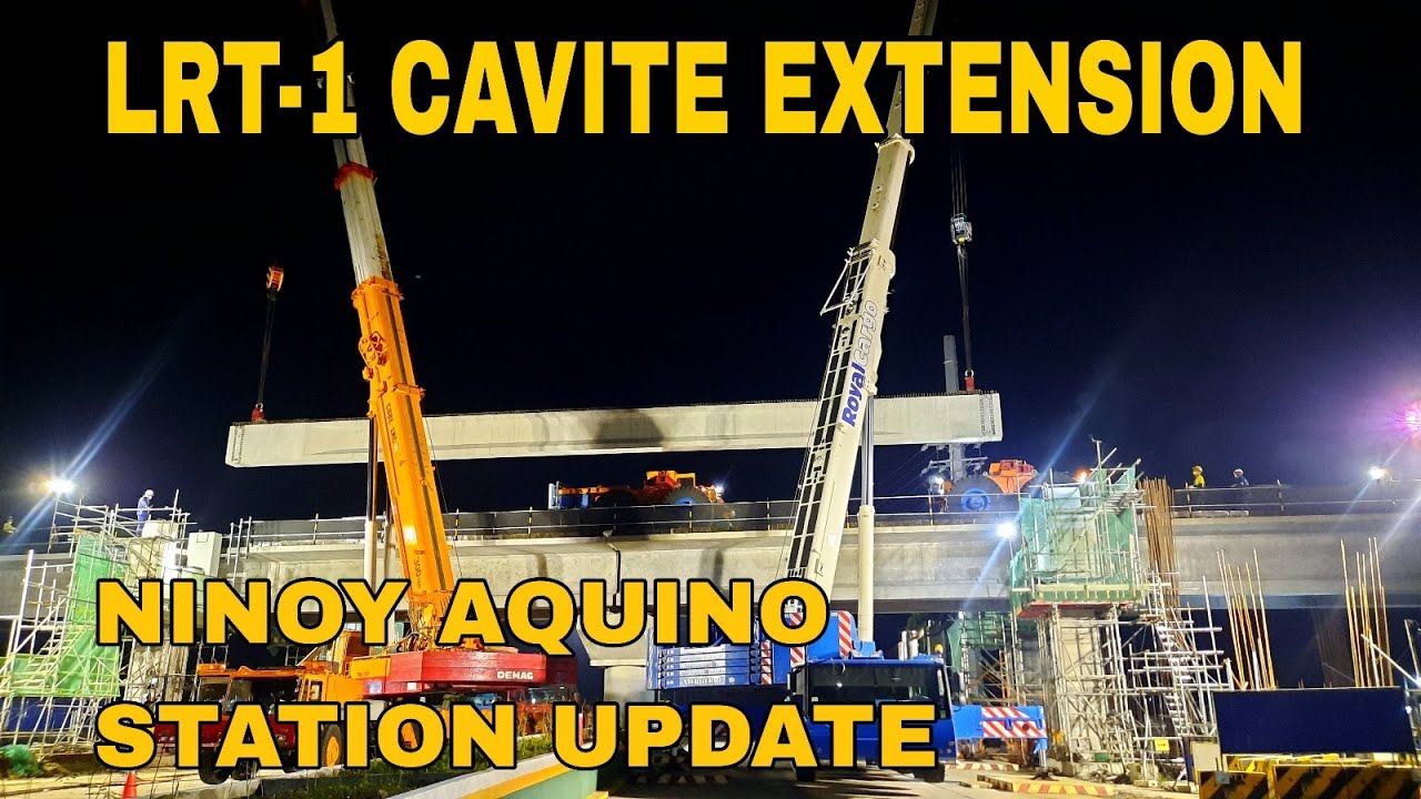 NINOY AQUINO STATION UPDATE | GIRDER INSTALLATION FOR THE PLATFORM ...