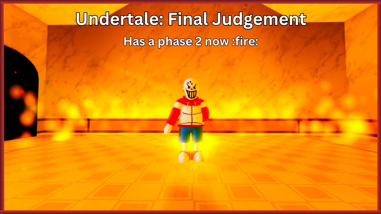 Undertale: Final Judgement - TS!Swap Papyrus (Phase 2) - YouTube