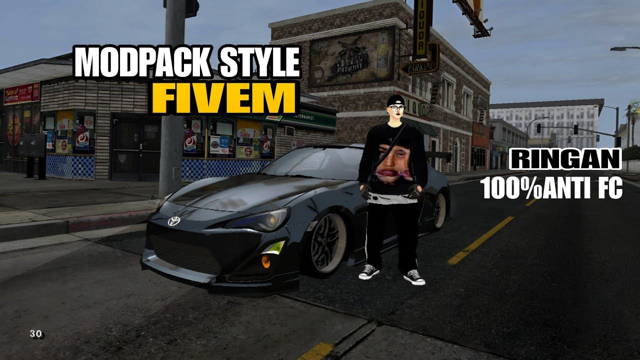 MODPACK STYLE FIVEM HD RINGAN😱 JARANG FC #gtasamp #modpackgtasamp # ...