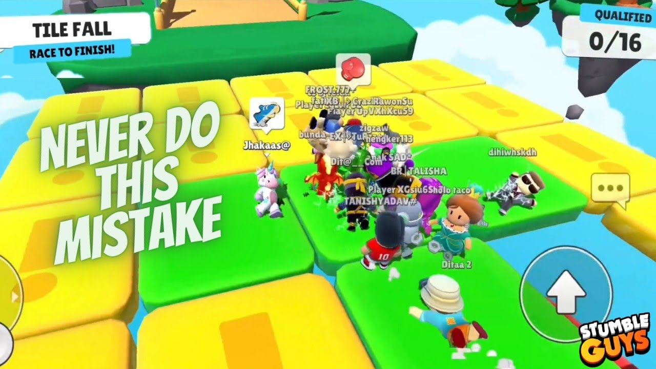 Never do this mistake Tile fall map stumble guys | Tile fall map ...