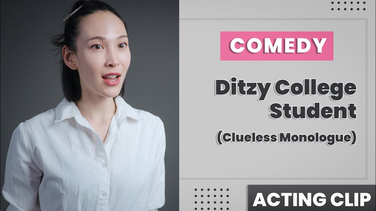 A Ditzy College Student Gives An Inspirational Speech (COMEDY) - YouTube