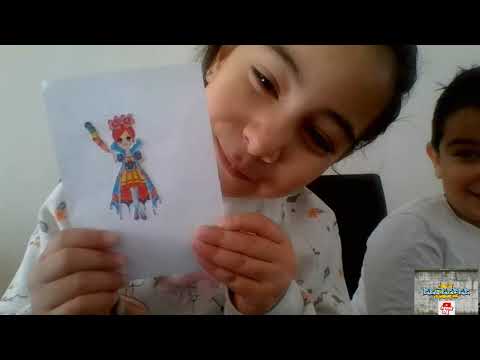 Sticker ile mini defile yaptık