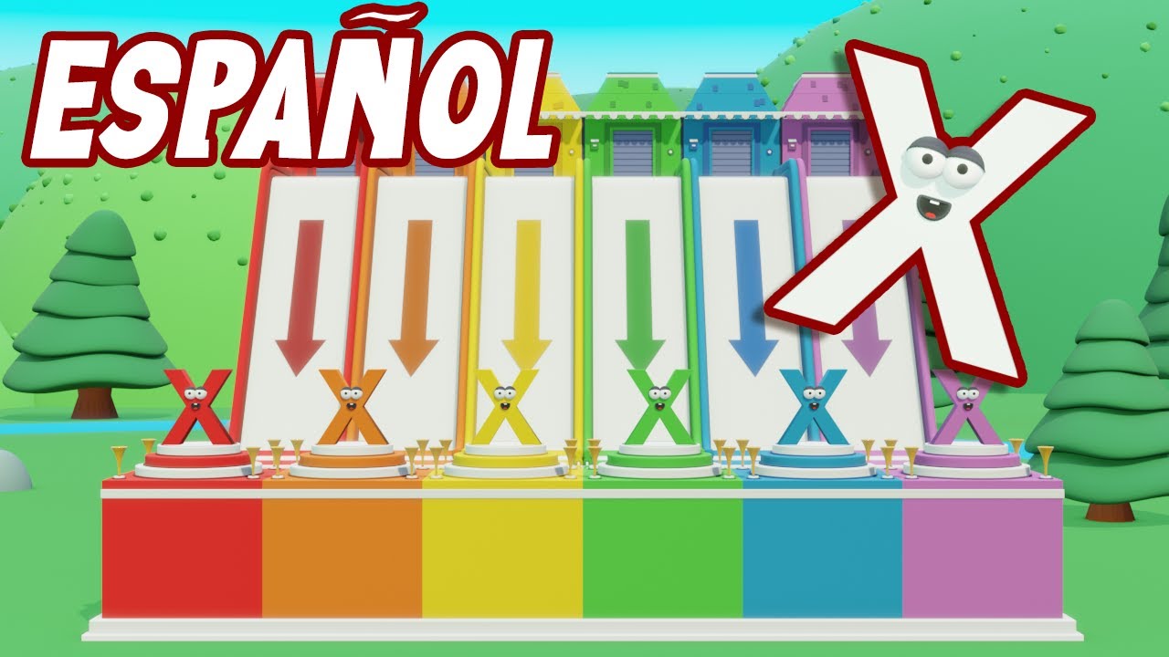 Aprende los colores con la letra X - YouTube