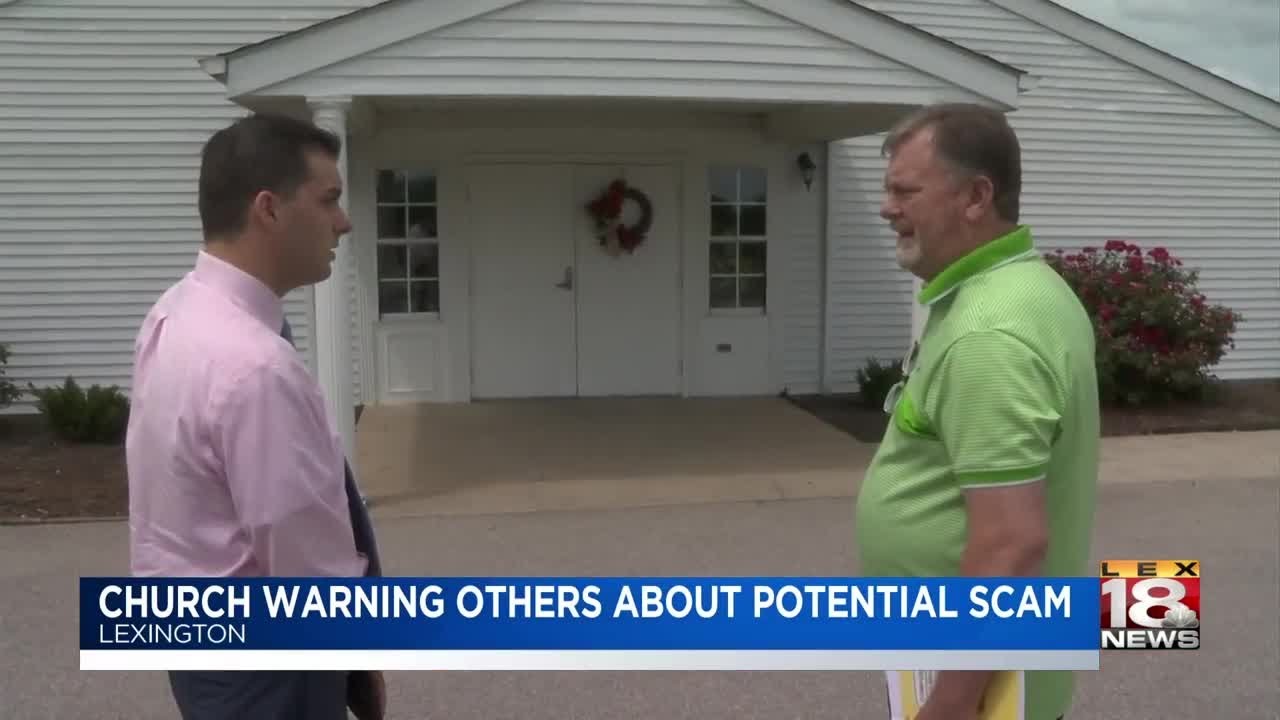 Church Warns Others About Potential Scam - YouTube