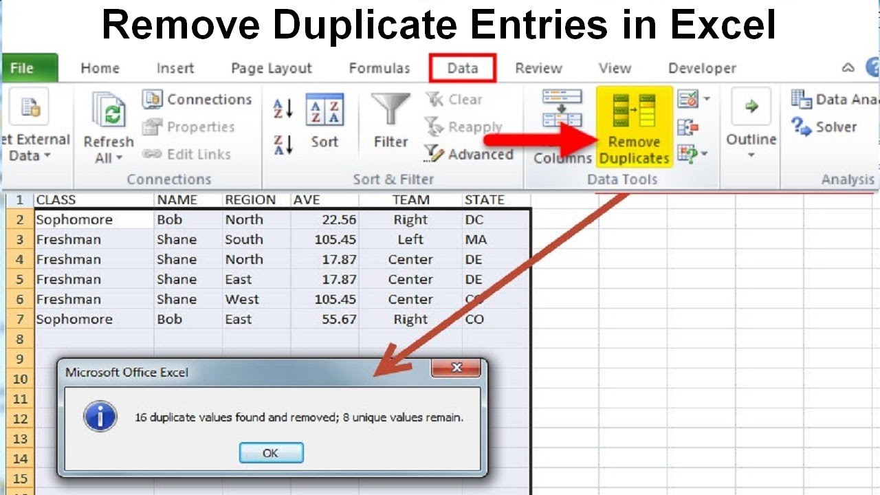 Find And Remove Duplicates Values In Excel YouTube Find And Remove Duplicates Values In Excel YouTube