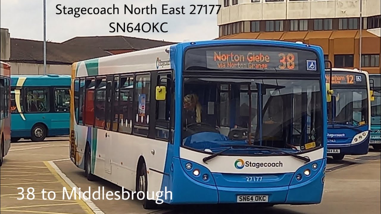 Okish: Stagecoach North East Alexander Dennis Enviro 300 27177 SN64OKC ...