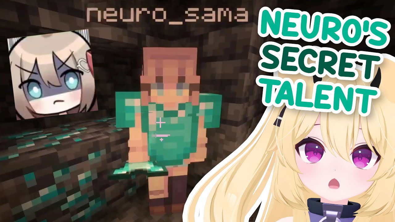 Potato Adventure & Diamond Hunting! ⛏️ Neuro-sama Minecraft SMP 💜🦴 w ...