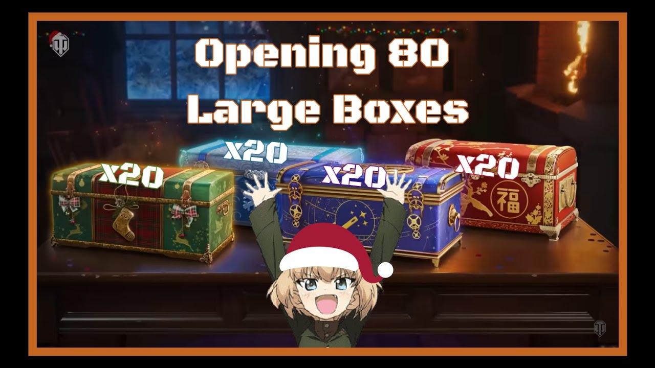Opening 80 large boxes | World of Tanks | Let's see how lucky we can get. - YouTube