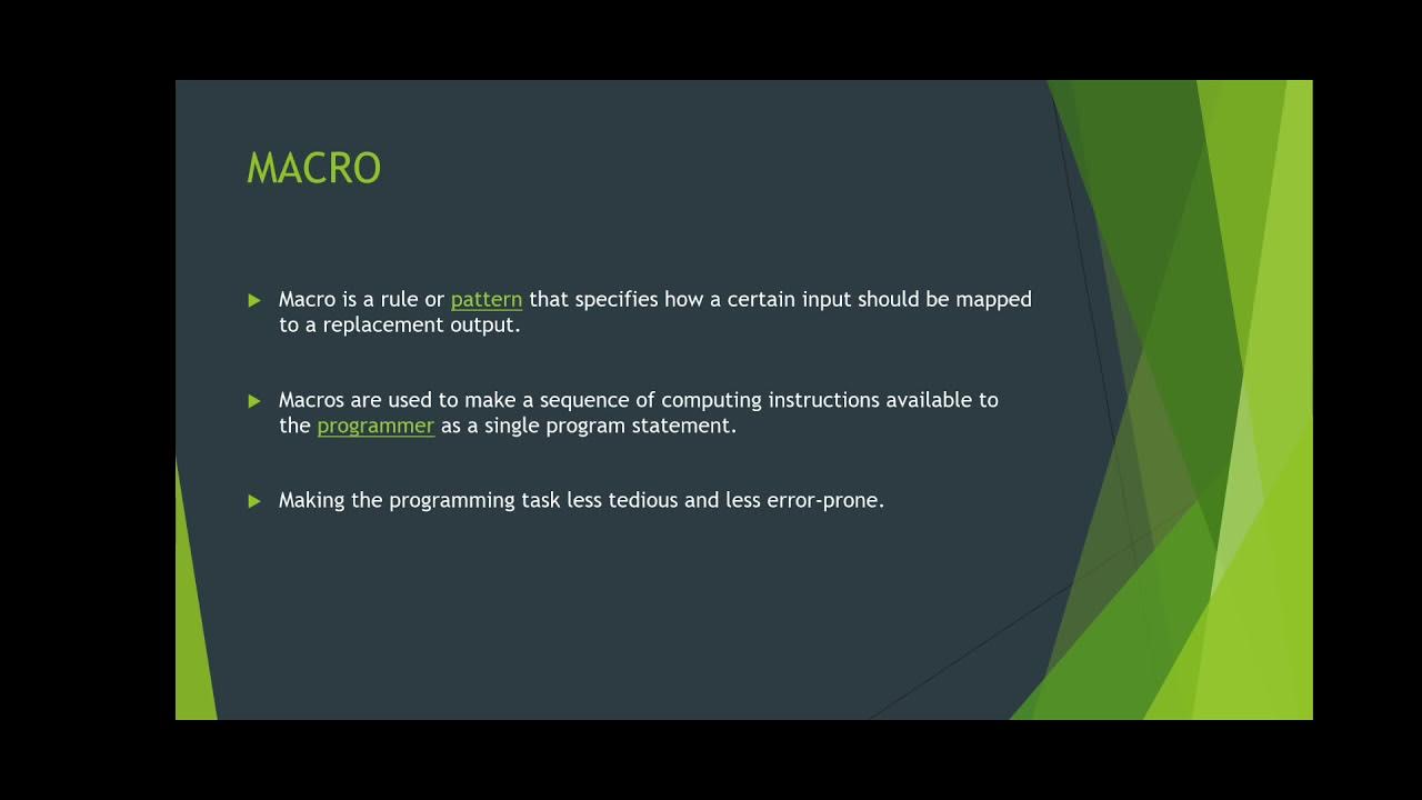 Nested Macro Calls - YouTube