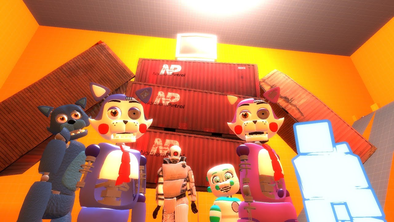 FNaC in GMod | The 5th Five Nights at Candy's Roleplay! - YouTube