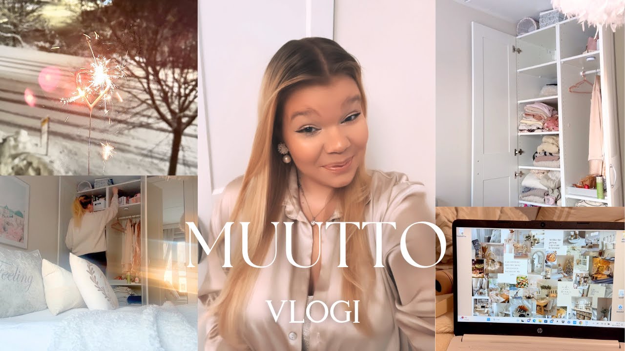 MUUTTO VLOGI osa 2 | Aloitetaan pakkailut & sisustus inspiraatio taulut ...