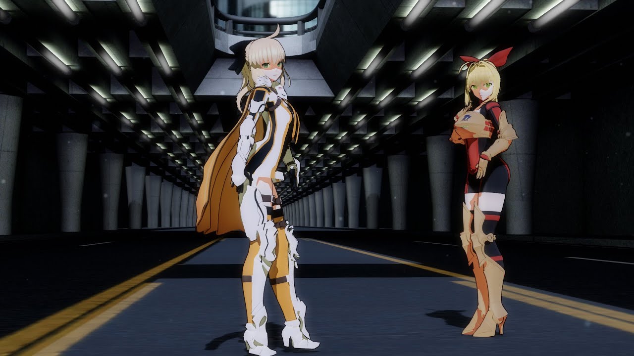 【MMD/Fate】Chocolate Cream - Fate Racing Girls Ver. - YouTube