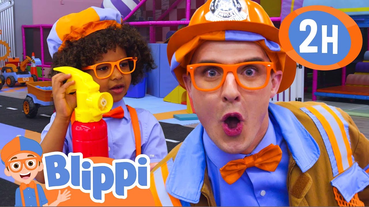 Blippi's Firefighter Adventure! 🧑‍🚒 | Blippi's Preschool Learning ...