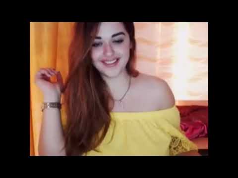 woman with yellow live clothes  webcam