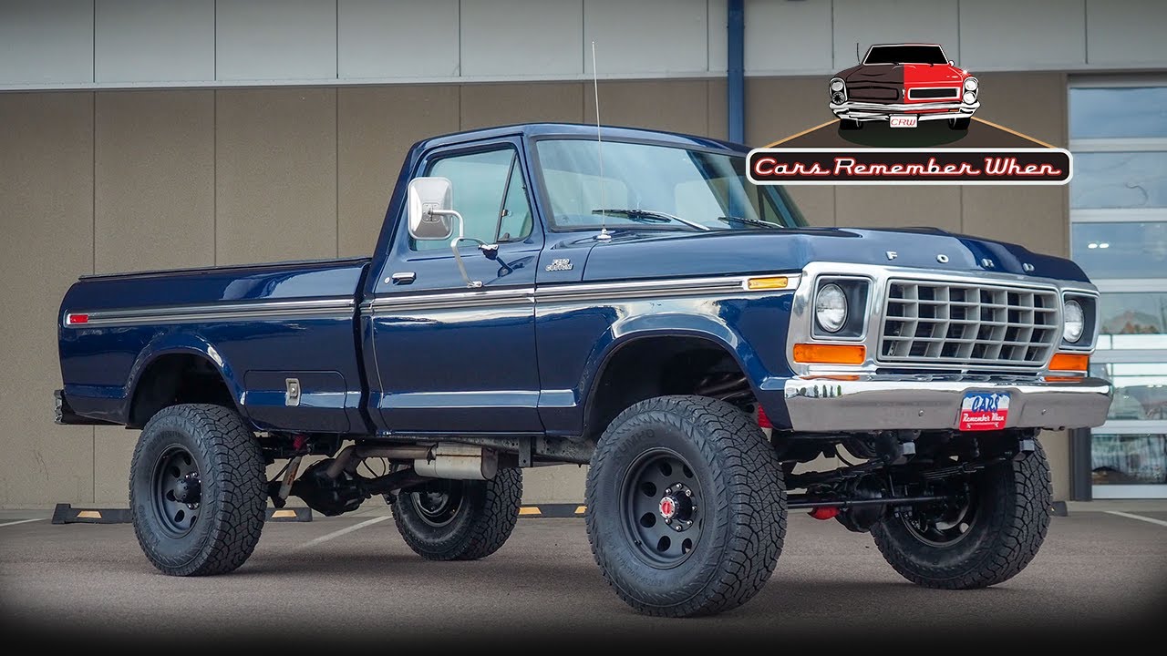 1978 Ford F-250 Highboy Pickup FOR SALE 4x4 460 V8 - YouTube