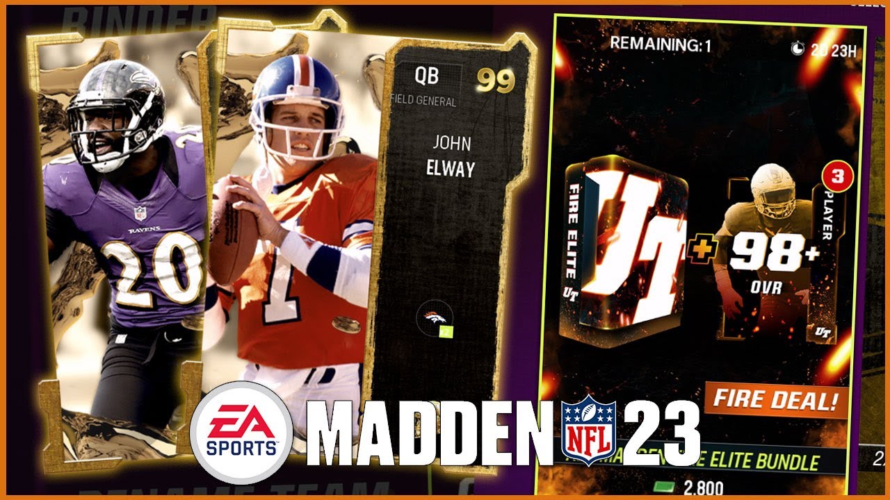 ALL MADDEN FIRE ELITE BUNDLE! BEST Pack Value + New Ultimate Legends ...