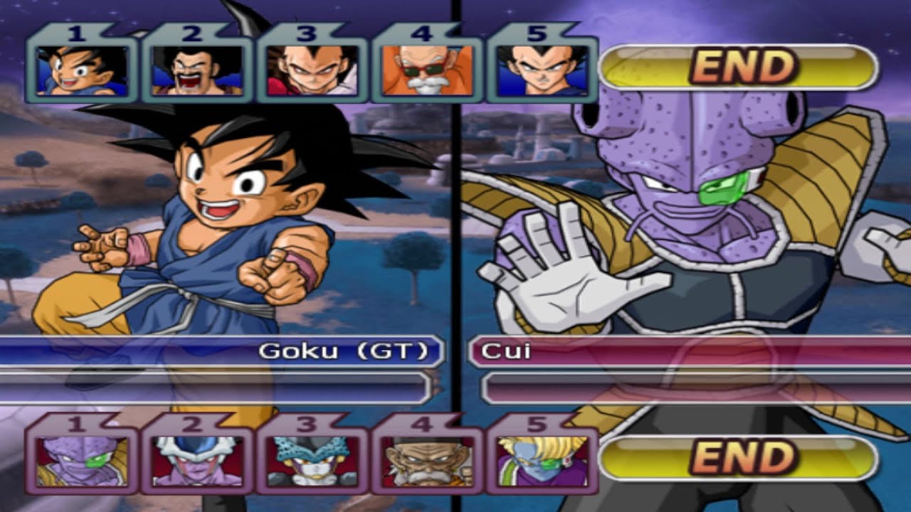 Goku GT/Mr. Satan/Vegeta SSJ4/Muten Roshi/Vegeta vs Cui/King Cold/Cell ...