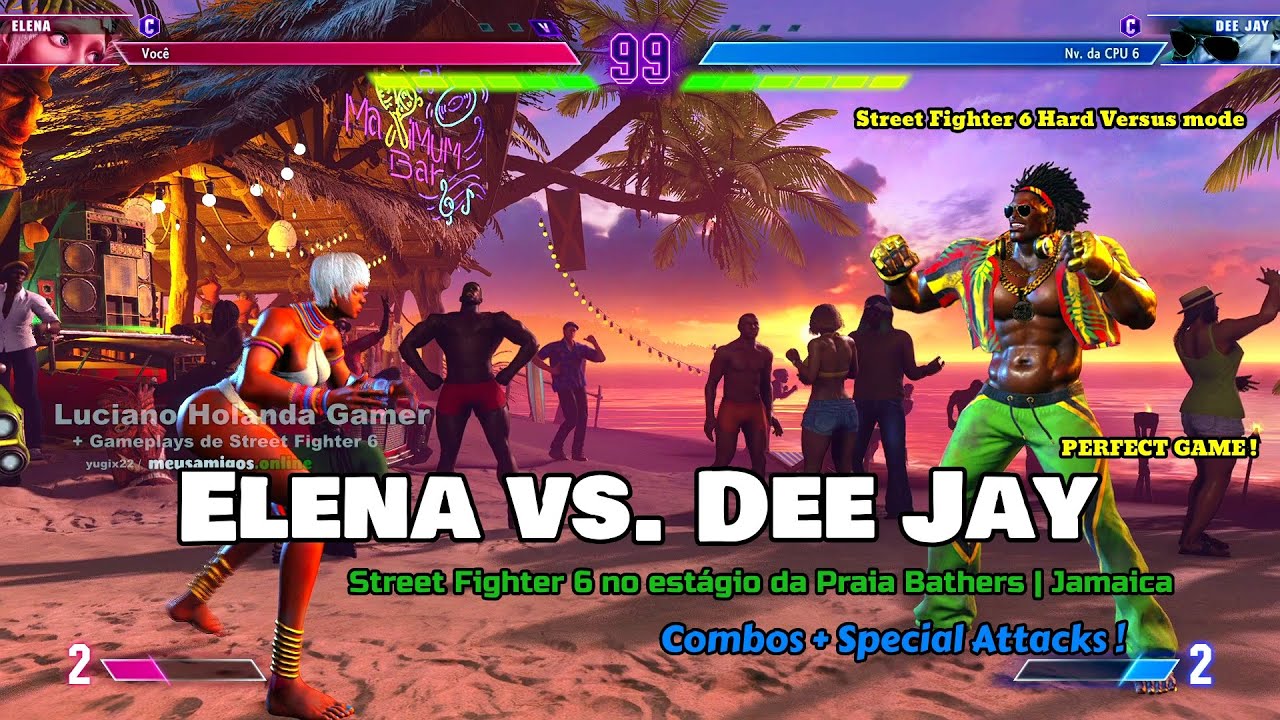 Elena vs. Dee Jay no estágio da Praia Bathers | Jamaica [ Special ...