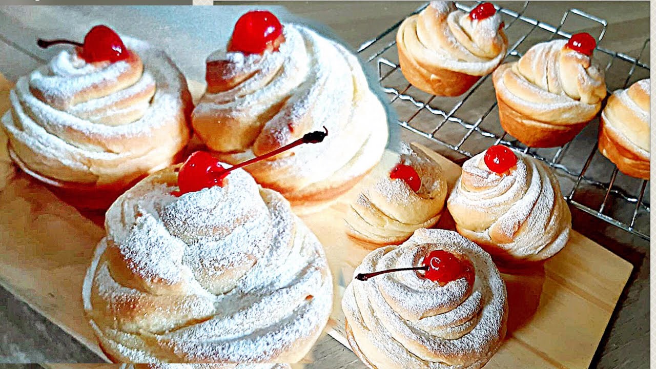 ROTI MUFFIN TANPA ULEN DAN MIXER - YouTube