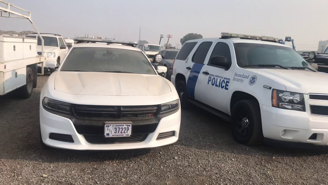 Homeland security Police Tahoe at Government Fleet Auction! QUICK LOOK ...