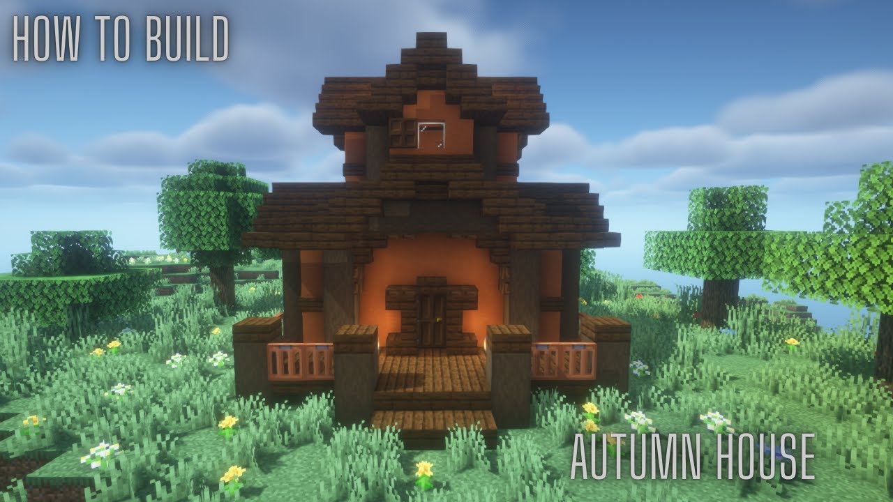 Minecraft: How To Build Cozy Autumn House - YouTube