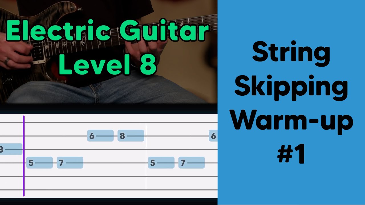 INTERMEDIATE GUITAR EXERCISES - String Skipping - YouTube