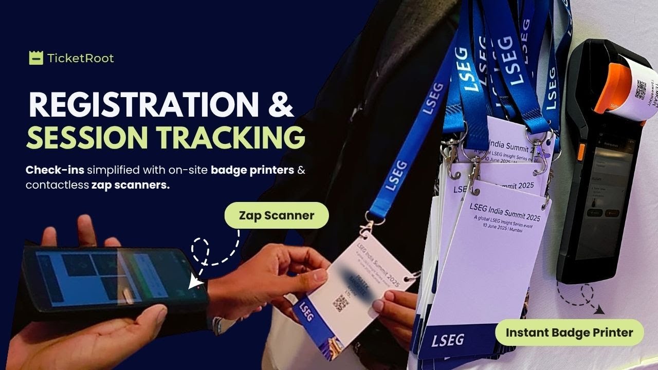 How Event Teams Use Badge Printing & ZAP Scanning On-Site? - YouTube