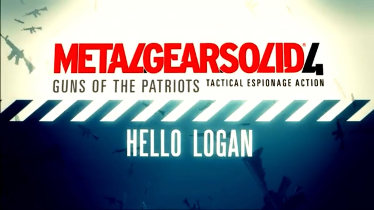 Hello Logan (The Making of Metal Gear Solid 4 [External Perspective ...