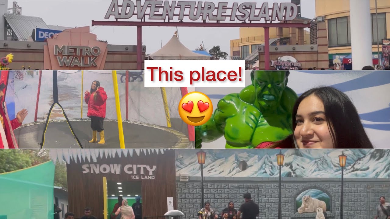 Gir Gayi Mai Snow World Mei😓🤕😭 | Metrowalk | Adventure Island | Must ...