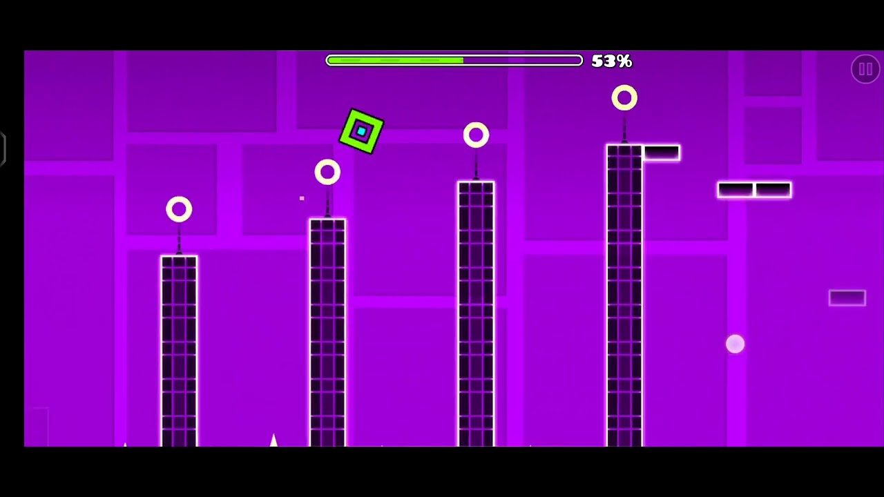 Geometry dash lite, first level finish in one shot - YouTube