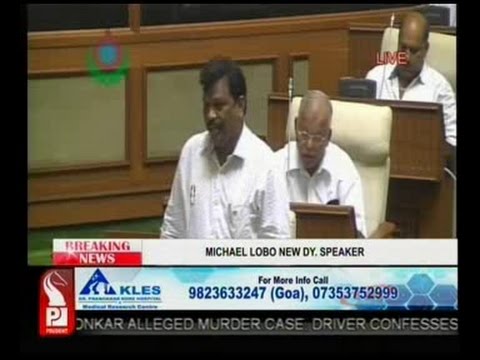 Michael Lobo speaks on being elected as the Deputy Speaker of Goa ...