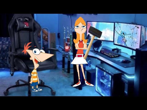 Candace Broke Phineas’s laptop/Grounded - YouTube