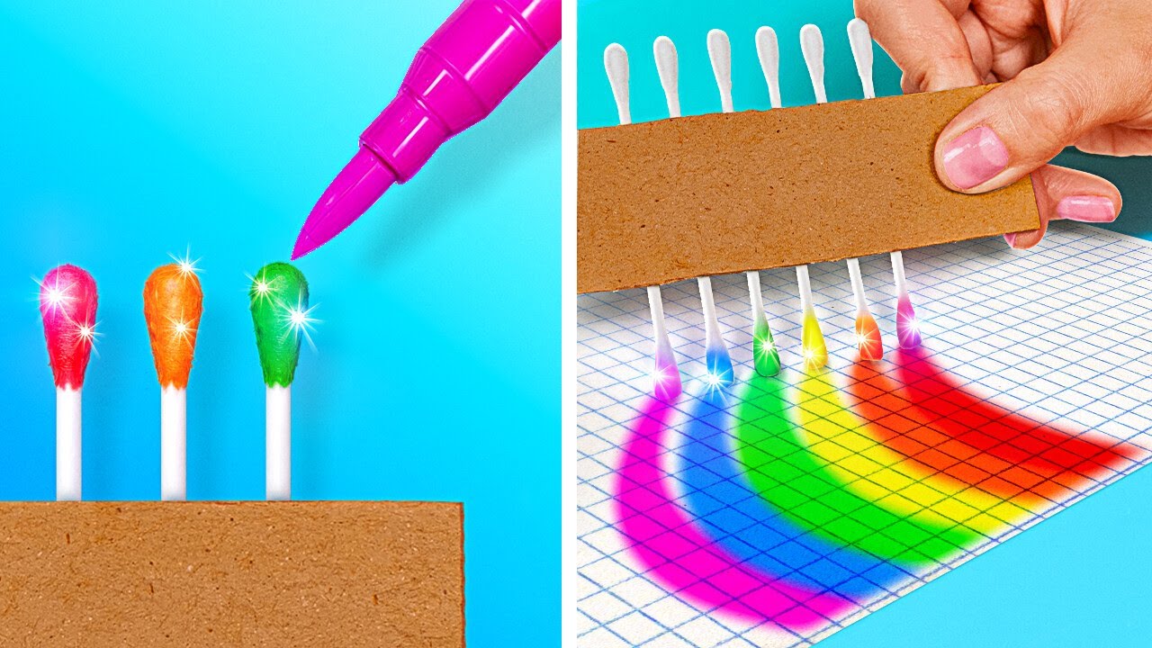 BRILLIANT DRAWING HACKS FOR BEGINNERS🎨 Paint Like a Pro! Easy Art Tips ...