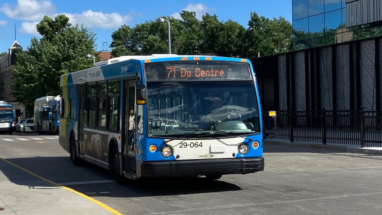 STM Bus # 29-064 Ride On The 71 Du Centre Going South. (2009 NovaBUS ...