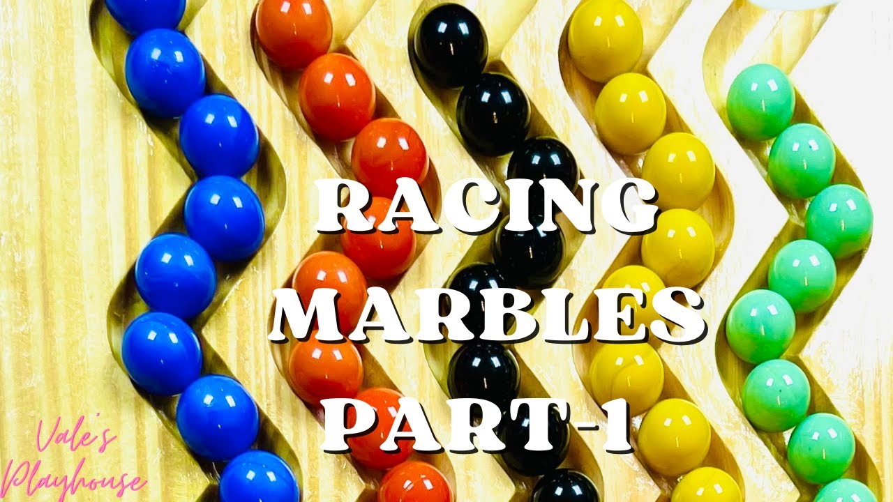 Racing Marbles - Part 1 - ASMR Sounds - YouTube