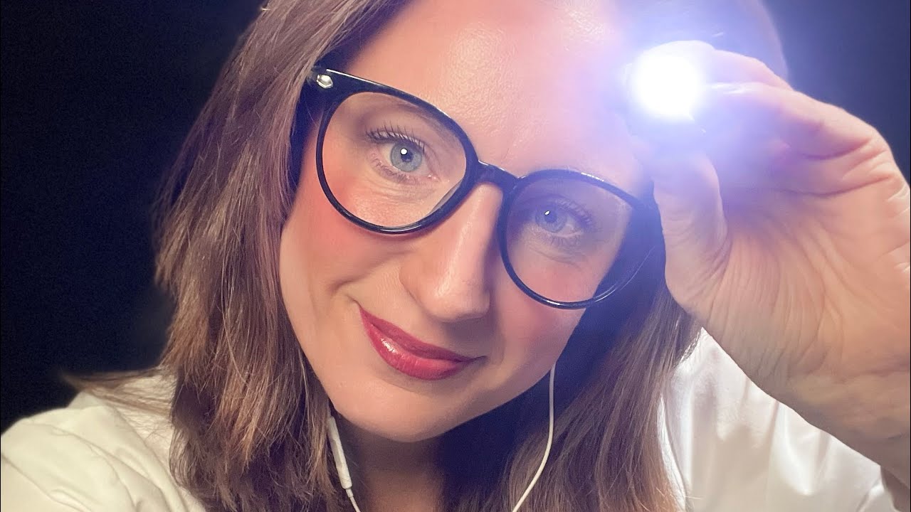 👩🏻‍⚕️ ASMR Sleep Doctor medical roleplay physical cranial exam ...