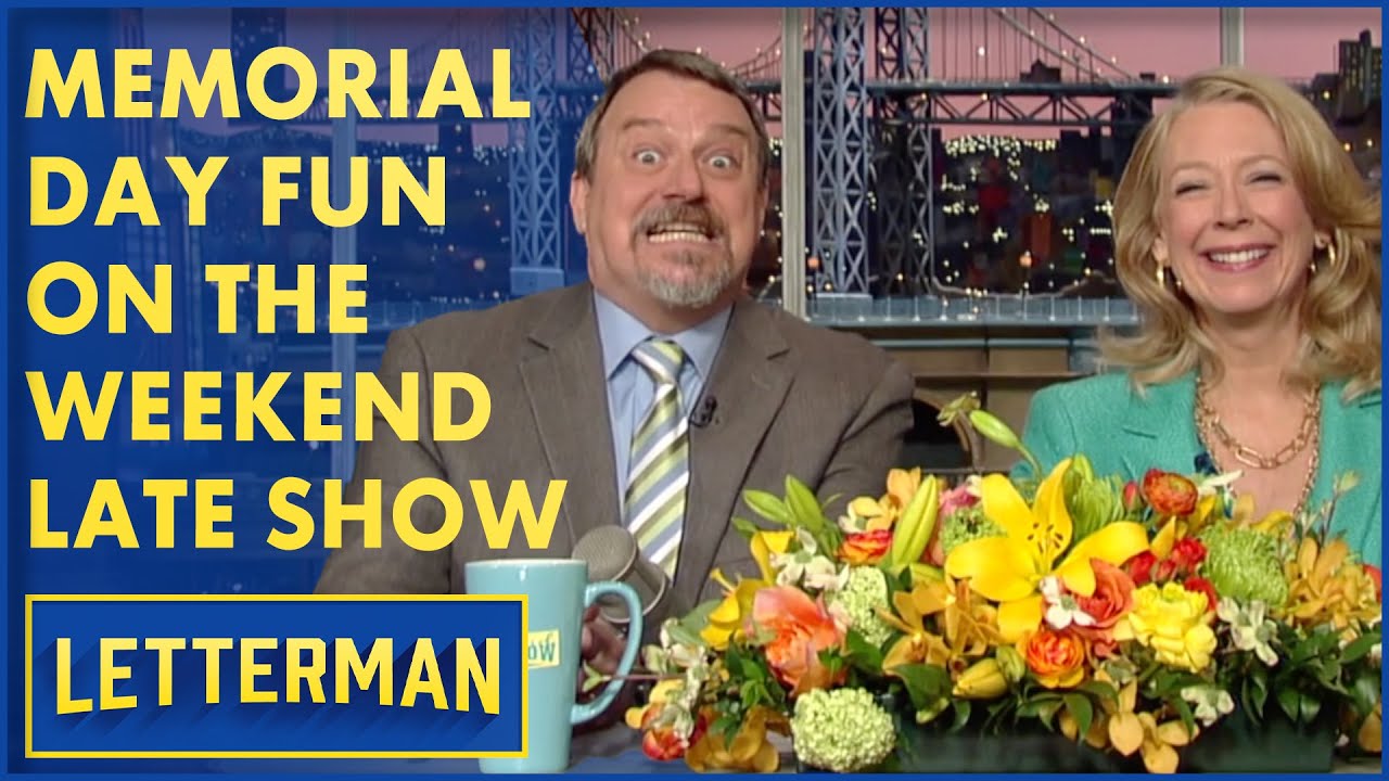 Memorial Day Fun On The Weekend Late Show | David Letterman - YouTube