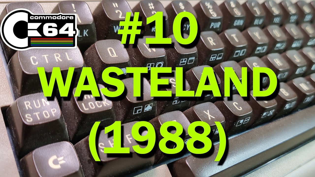 #10 Wasteland (1988) - Commodore 64 - 40 Years 40 Games - YouTube