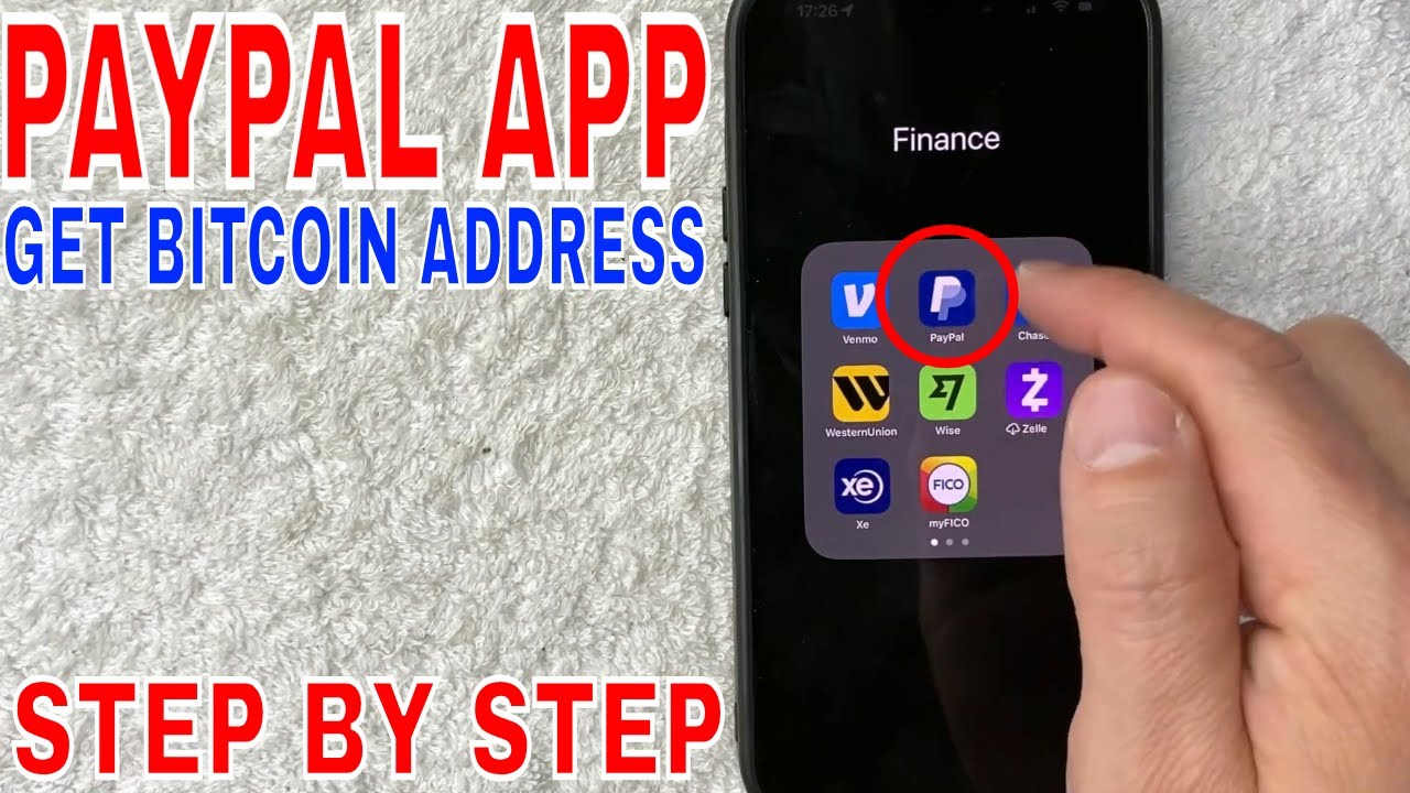 How To Get Your Bitcoin Address On PayPal App 🔴 - YouTube