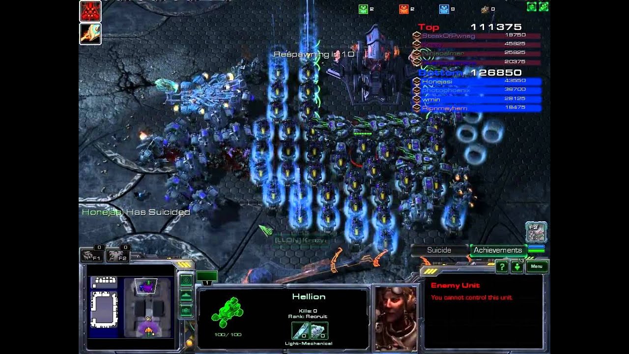 SC2 FFS Event172 Game 3 (Archive Destroyers) - YouTube