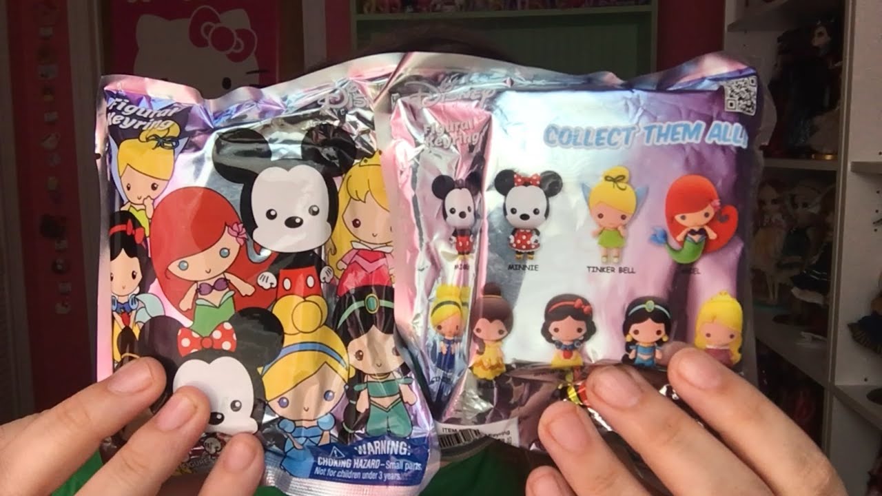 Disney Figural Key Rings Series 1 Blind Bag Opening | September 2016 ...