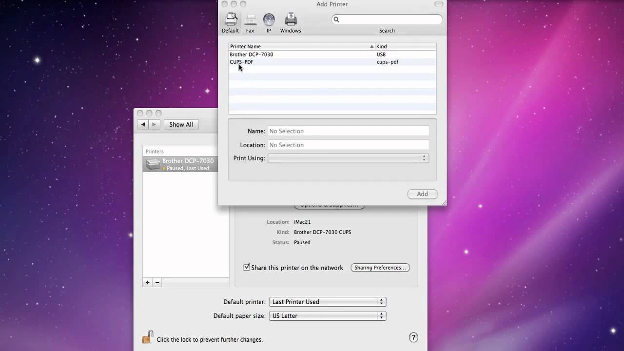 How to share a printer with AirPrint Hacktivator - YouTube