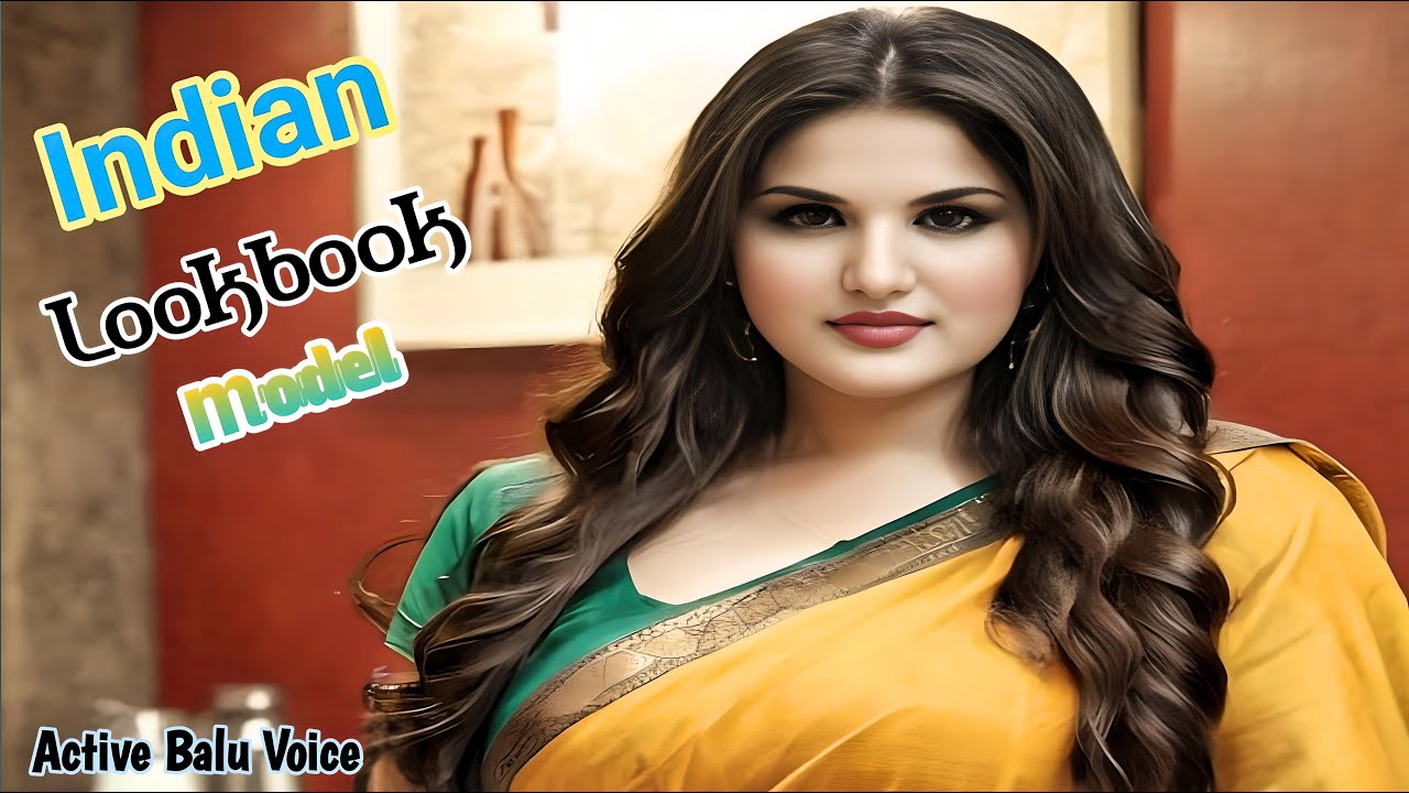 [4k] Ai Art Indian Lookbook | Plus Size Model Indian Saree Part - 21 ...