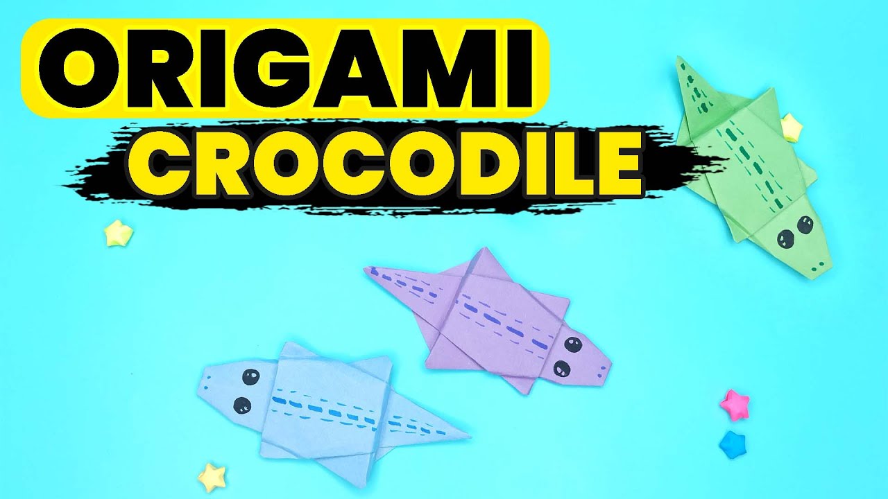 How to make crocodile | DIY Origami crocodile Toy - Simple and Easy ...