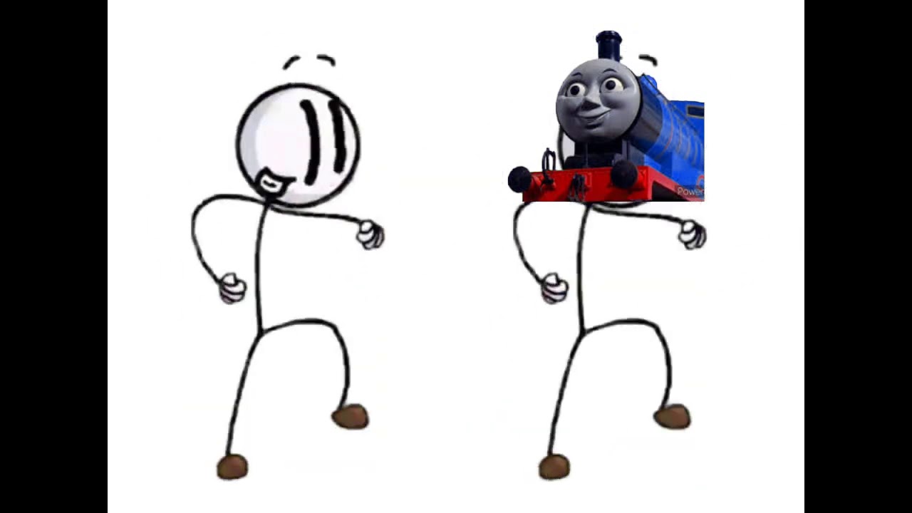 thomas the tank engine and henry stickmin dancing together! - YouTube