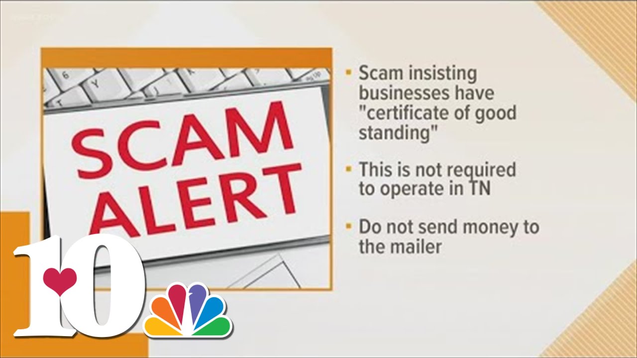 Secretary of State warns of business scam - YouTube