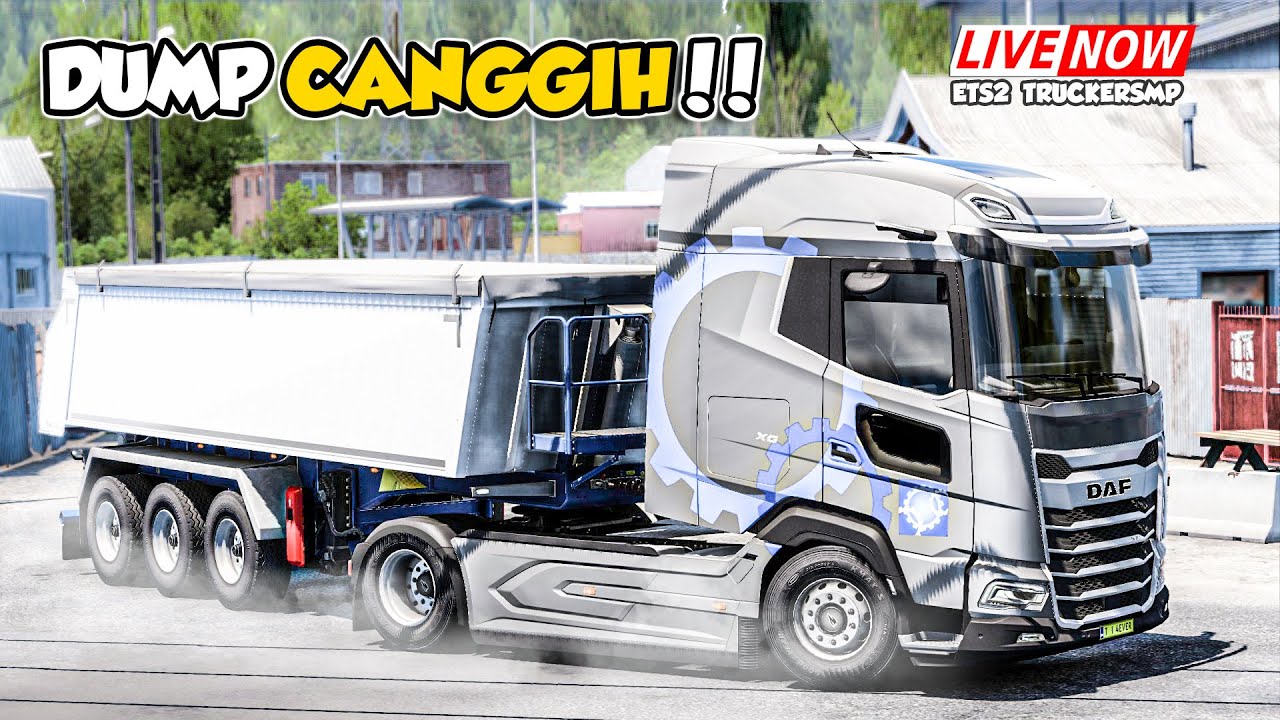 KONVOI TRUK DUMP KEREN | LIVE ETS2 EURO TRUCK SIMULATOR 2 TMP - YouTube
