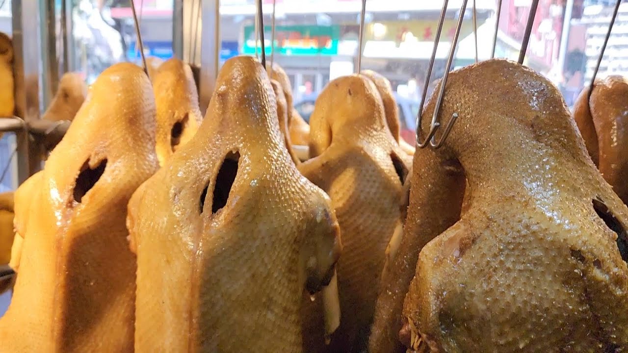 #HongkongStreetFood #MarinatedGoose Super #PigEars #Duck #chicken #asmr ...
