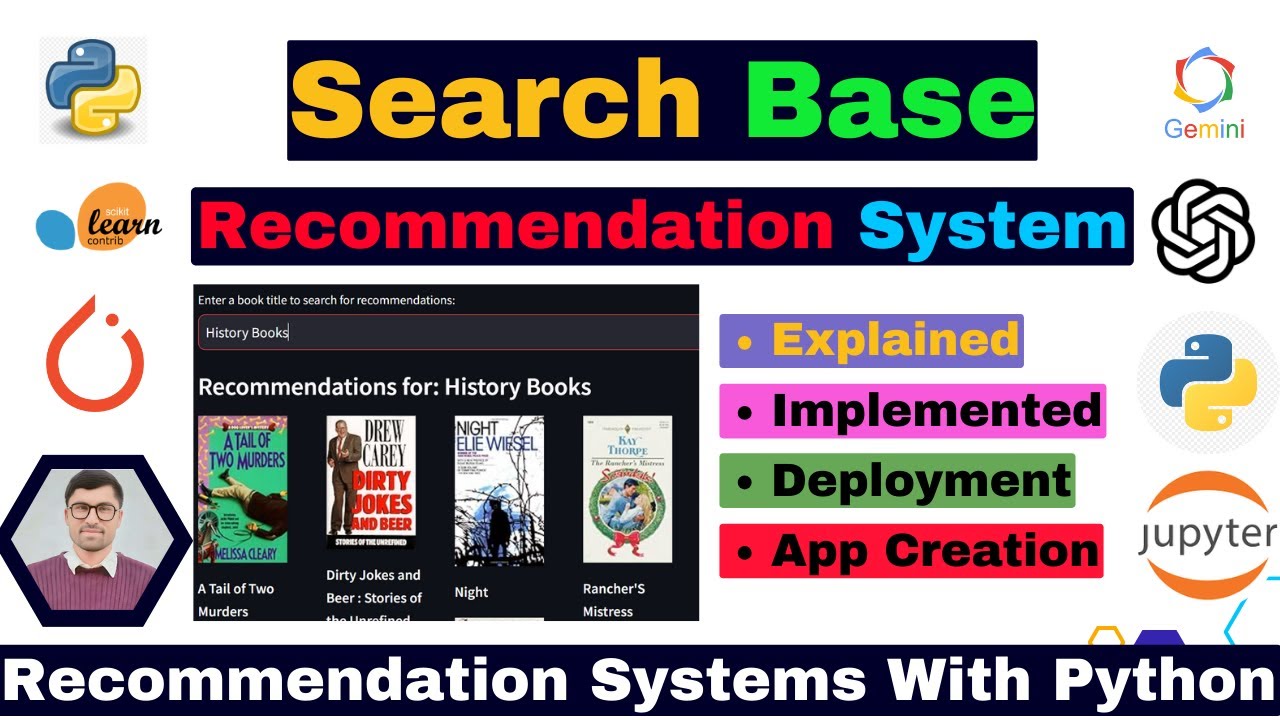 Search Based Recommendation Explained And Implemented With Python | Recommendation Tutorials ...