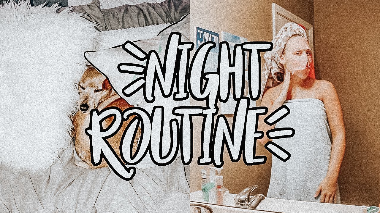 MY REAL NIGHT ROUTINE | relaxing summer night - YouTube